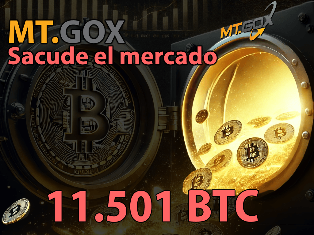 Mt. Gox sacude el mercado con una transferencia 11.501 BTC