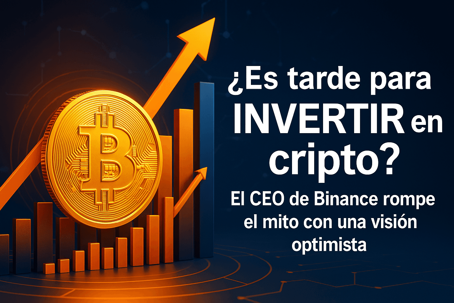 ¿Es tarde para invertir en cripto? El CEO de Binance desmiente este mito común - Bitcoin y Criptos