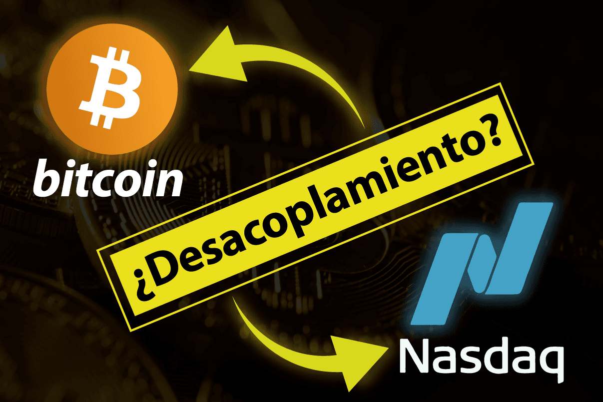 Las acciones se desploman y Bitcoin comienza a desacoplarse del Nasdaq